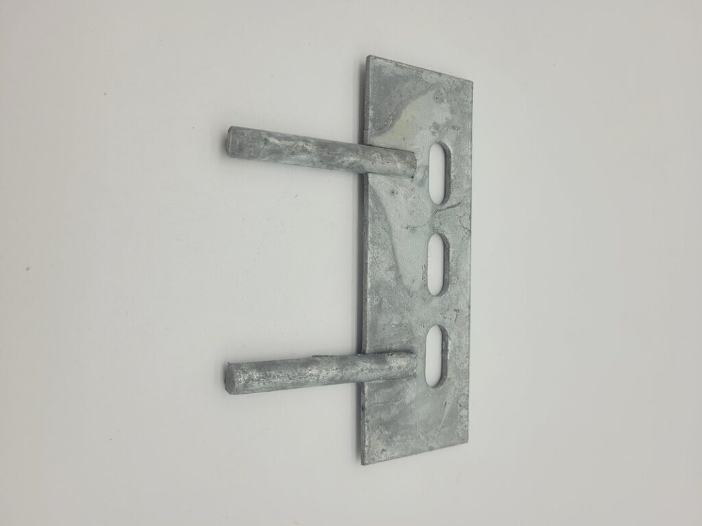 Gravel Board Clip 150 x 50 - Twin Pin - Galvanised For Concrete Gravel ...